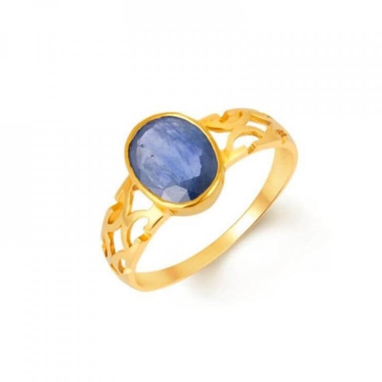 Natural And Certified Blue Sapphire Ring | Neelam Rings