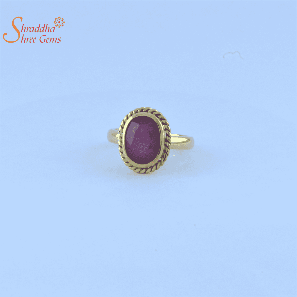 100% Natural & Certified Ruby Ring (Manik) at Best Price