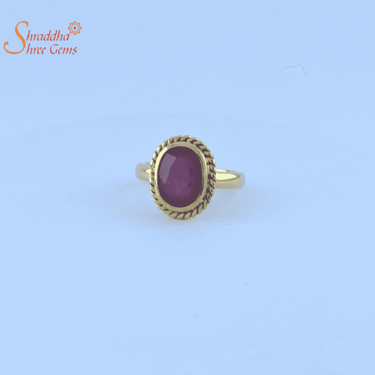 100% Natural & Certified Ruby Ring (Manik) at Best Price