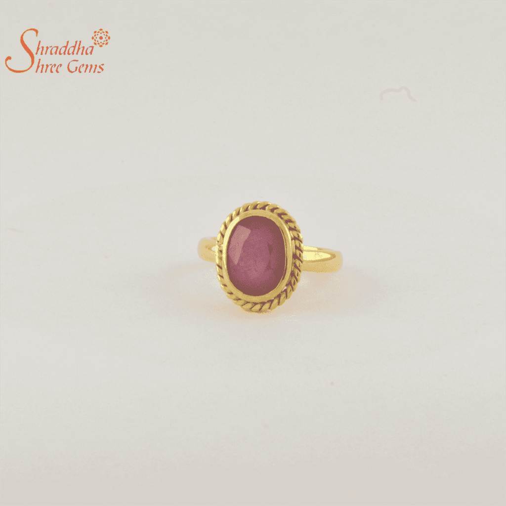 100% Natural & Certified Ruby Ring (Manik) at Best Price