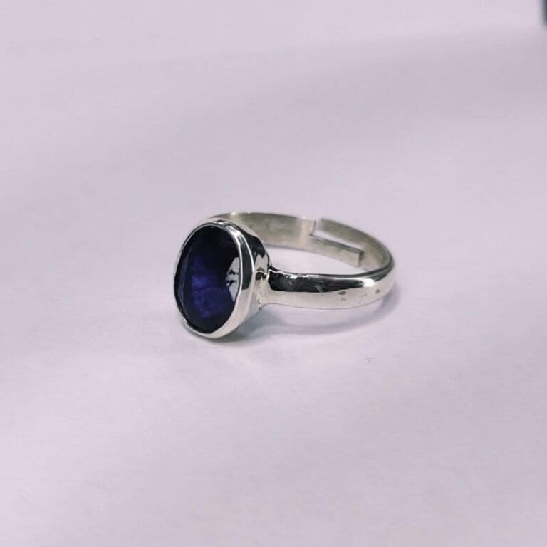 Natural And Certified Blue Sapphire Ring | Neelam Rings