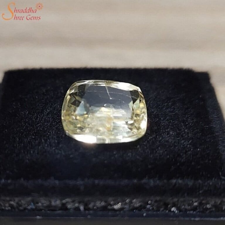 Loose Yellow Sapphire Stone - Shraddha Shree Gems