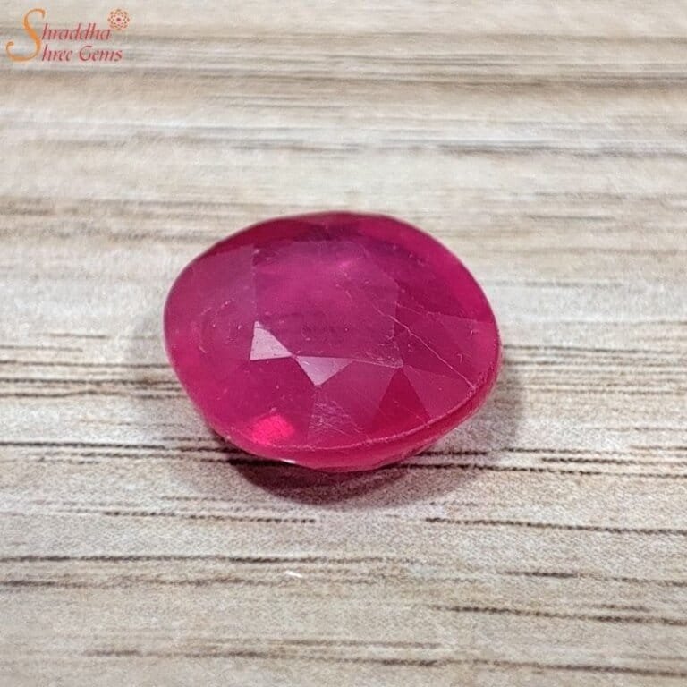 Loose ruby stone - Shraddha Shree Gems