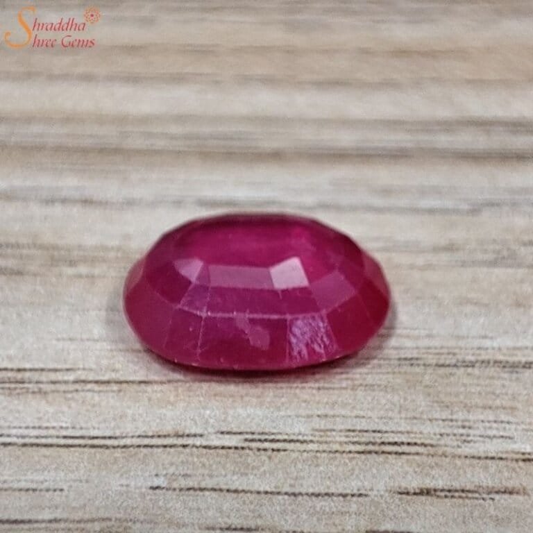 Loose ruby stone - Shraddha Shree Gems