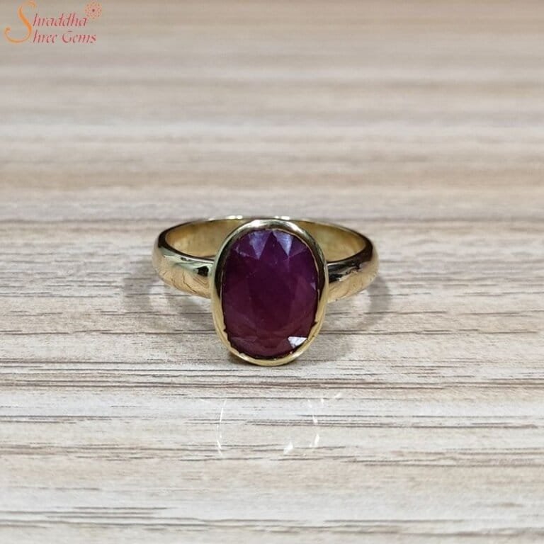 100% Natural & Certified Ruby Ring (Manik) at Best Price