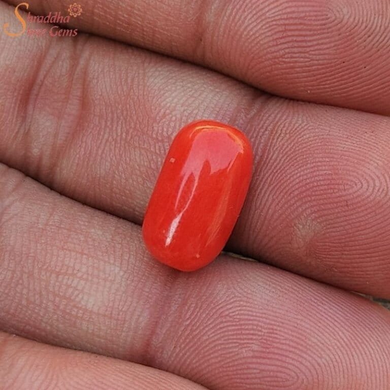 Loose Coral Stone (Munga Stone) - Shraddha Shree Gems