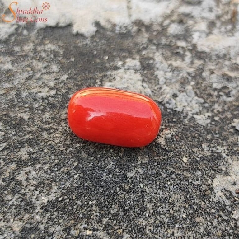 Loose Coral Stone (Munga Stone) - Shraddha Shree Gems