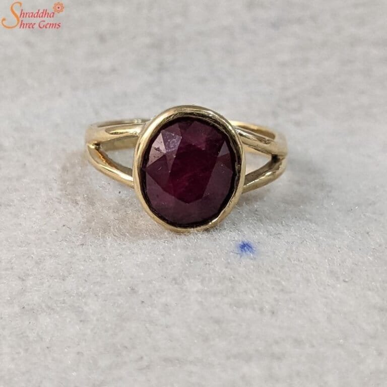 100% Natural & Certified Ruby Ring (Manik) at Best Price