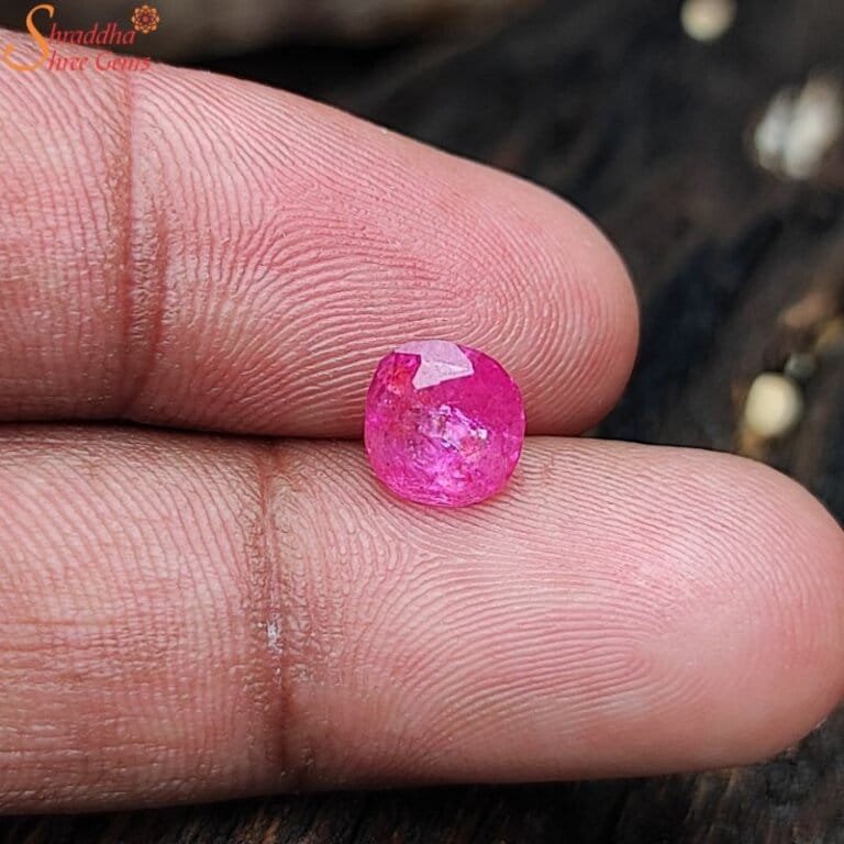 Loose ruby stone - Shraddha Shree Gems