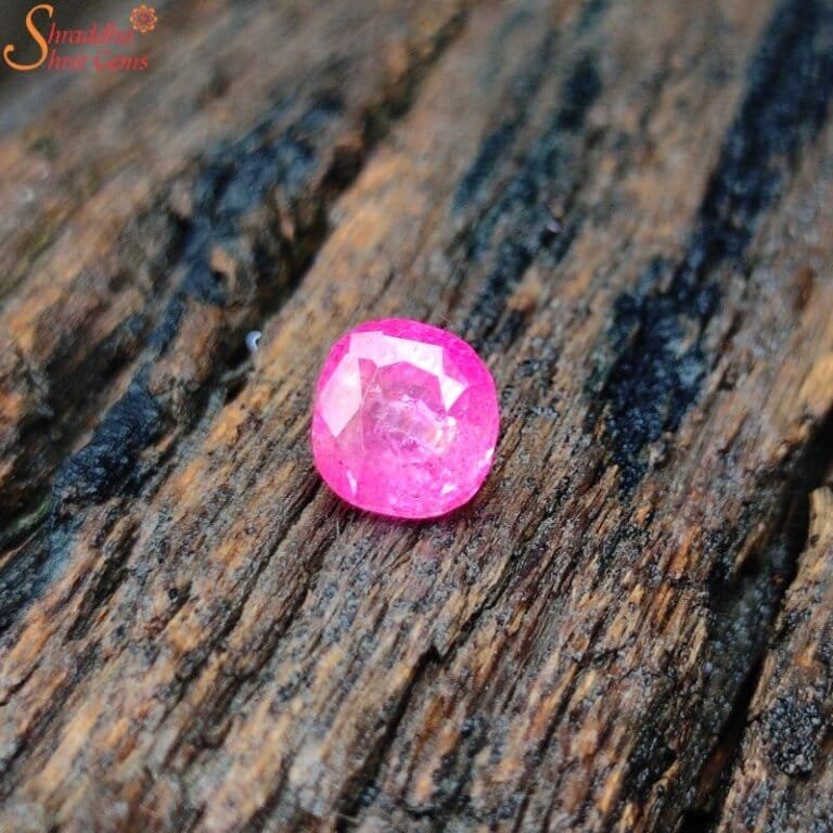Loose ruby stone - Shraddha Shree Gems