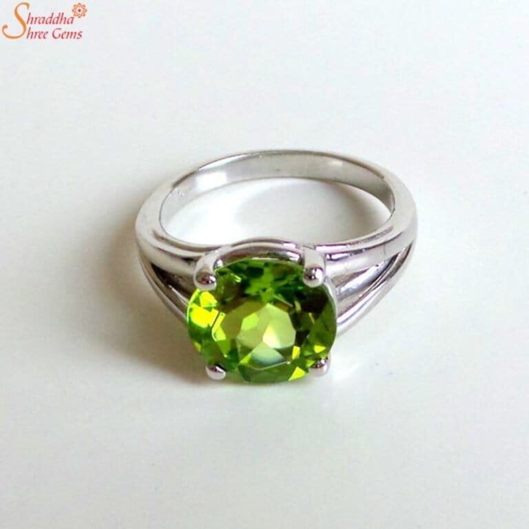 Natural Peridot Ring, August Birthstone Ring - Best Gemstone Shop in ...