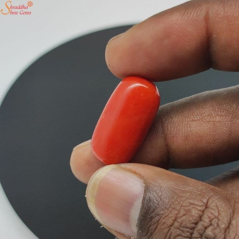 Loose Coral Stone (Munga Stone) - Shraddha Shree Gems