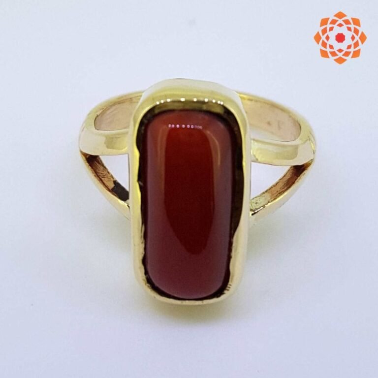 Natural Coral Ring | Certified Munga Ring | Gemstone Rings